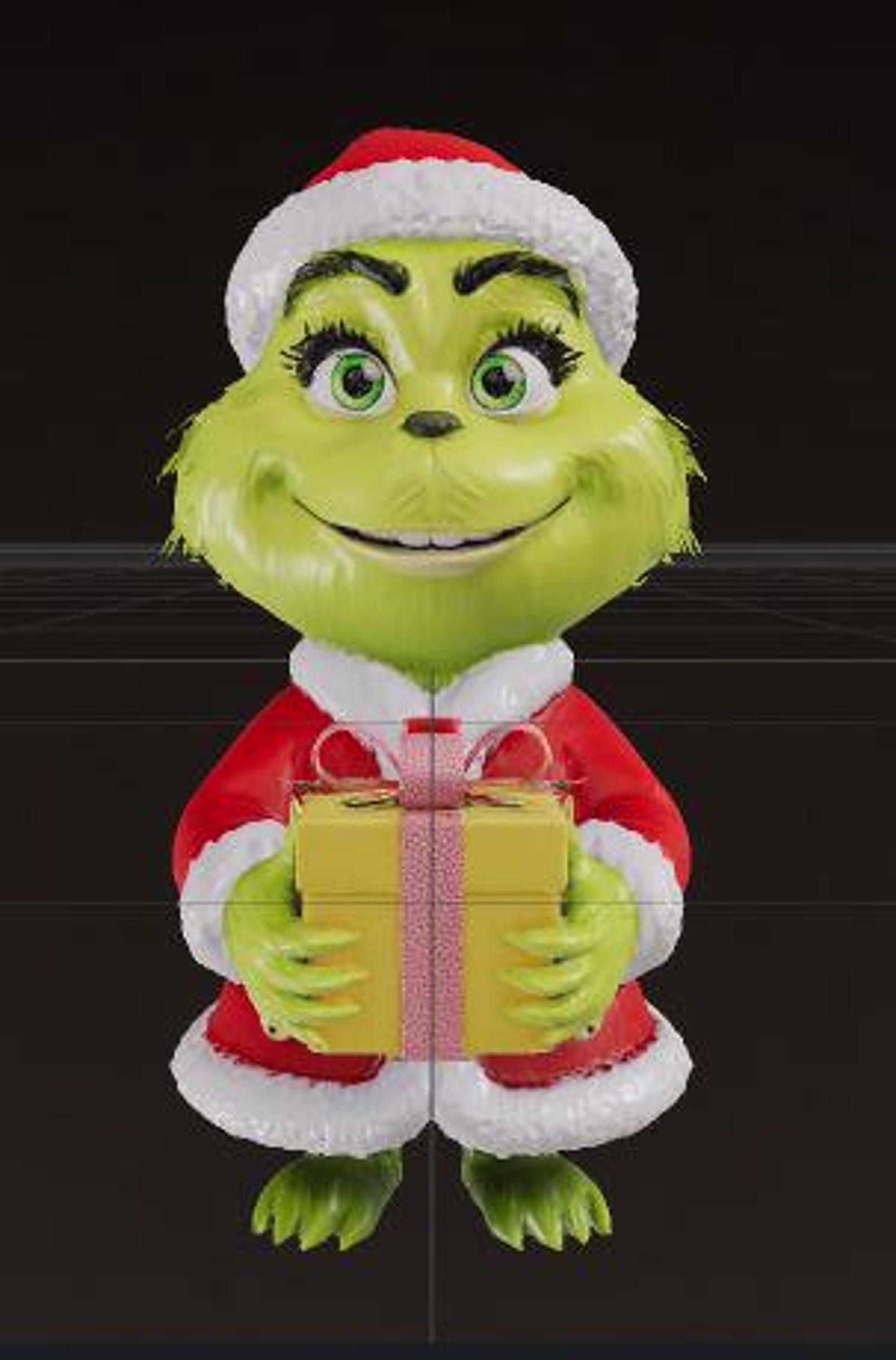 Grinch Christmas 3D Model STL File | Funny Xmas Decoration (digital ...
