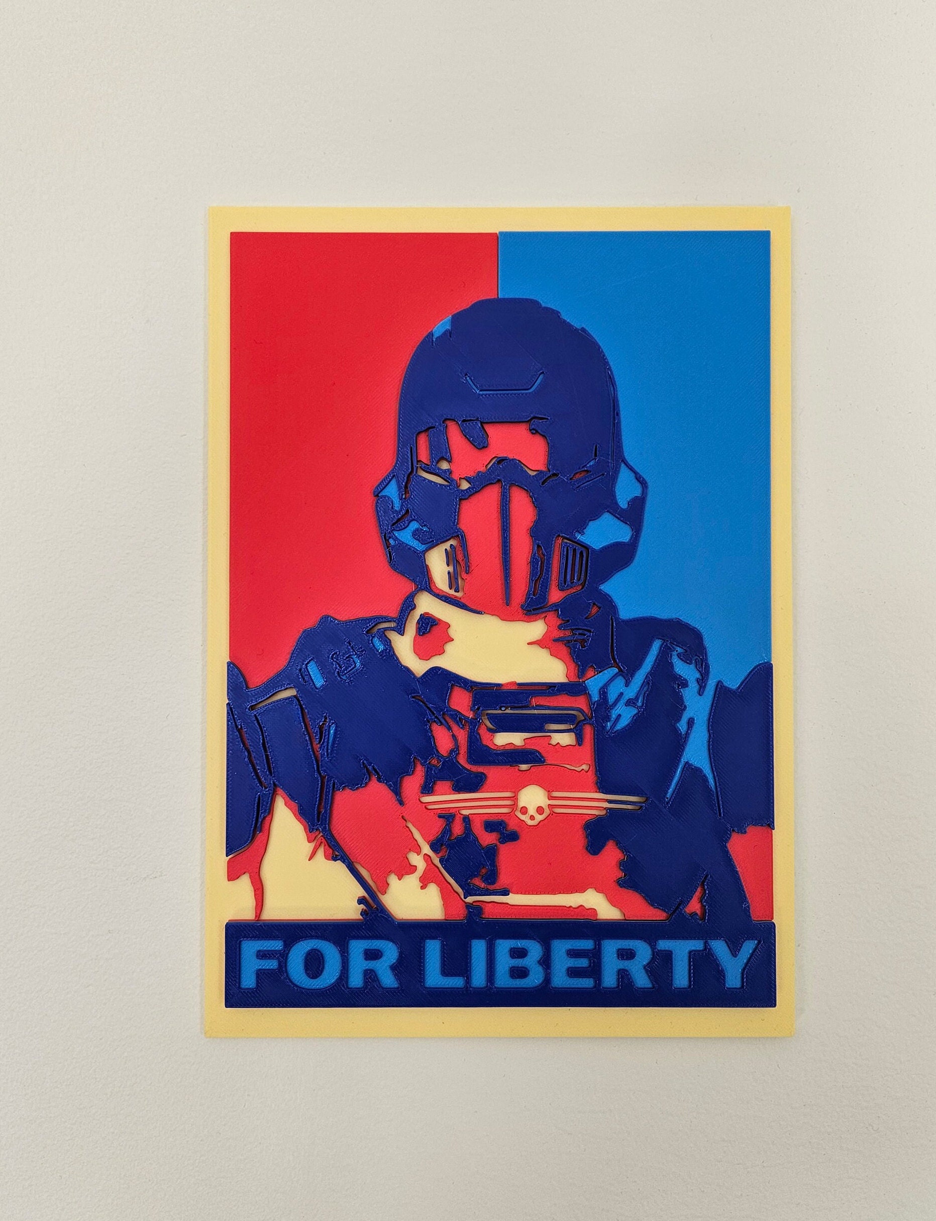 Helldivers 2 for Liberty & Super Earth Propaganda Art Video Game 3D ...