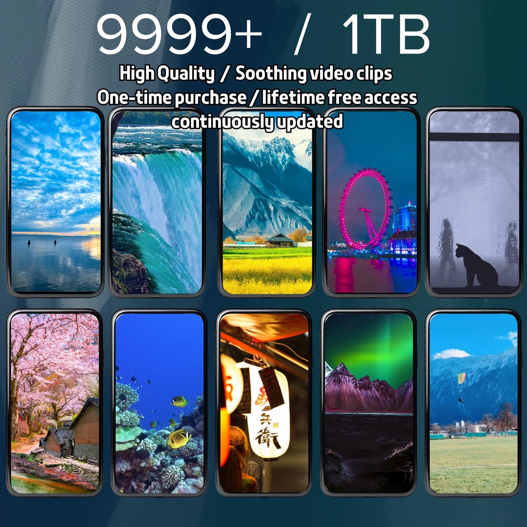 Soothing Landscape Video Reels: 10K+ High-quality Clips (google Drive ...