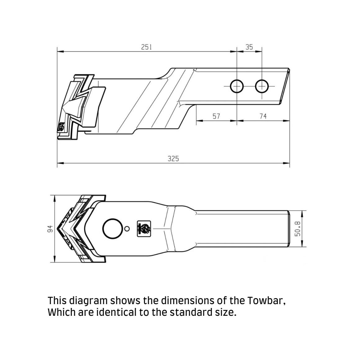 Fallout Logo Symbol Trailer Towbar Tongue and Ball Mount Kit 4000kg ...