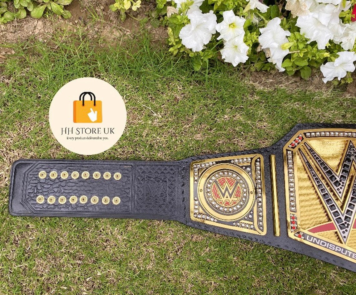WWE Undisputed Championship Belt Wrestling Title Replica 4mm Thick ...