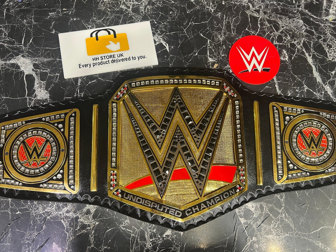 WWE Undisputed Championship Belt Wrestling Title Replica 4mm Thick ...