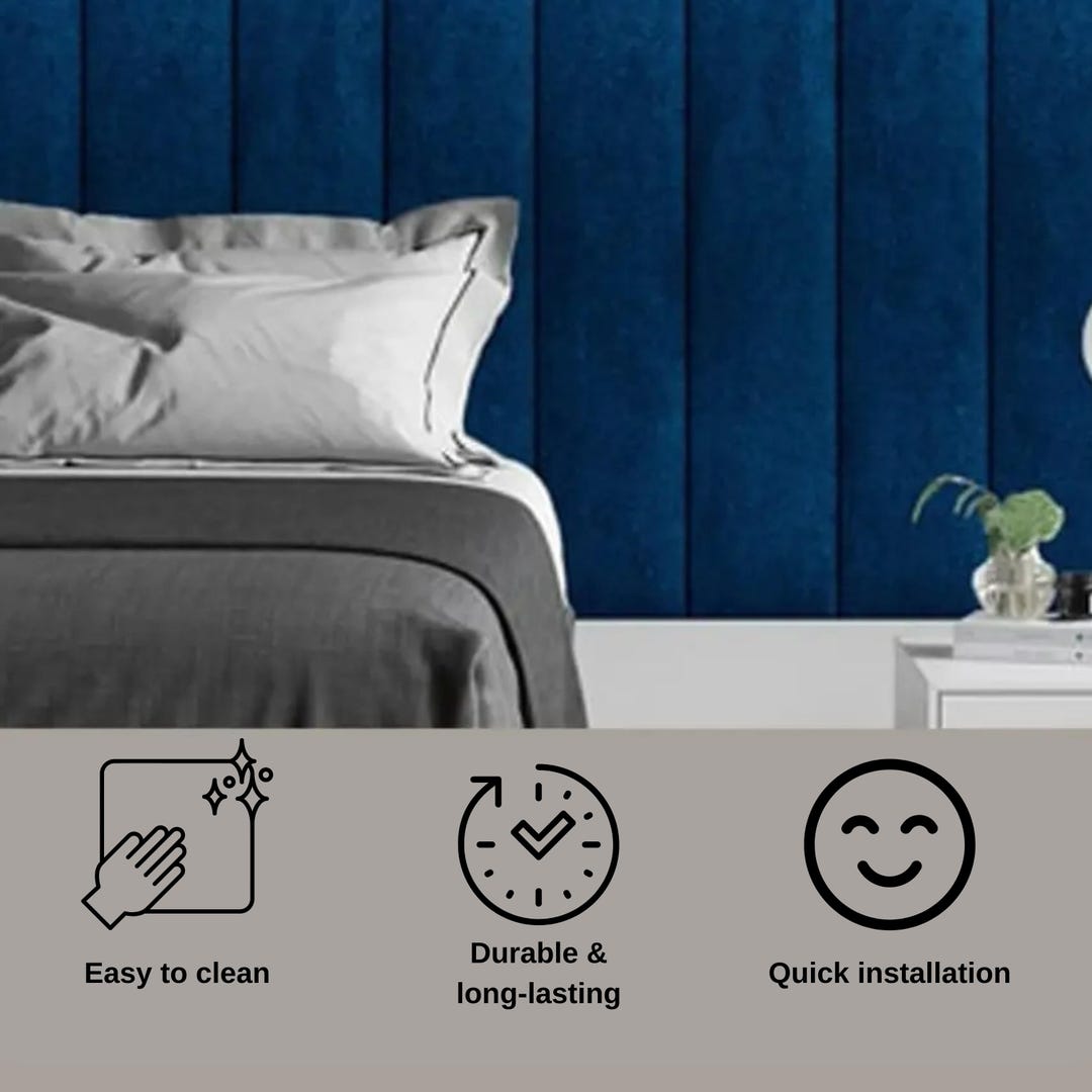 Full Living Room Upholstered Fabric Panels, Acoustic Soft Hanging Wall ...
