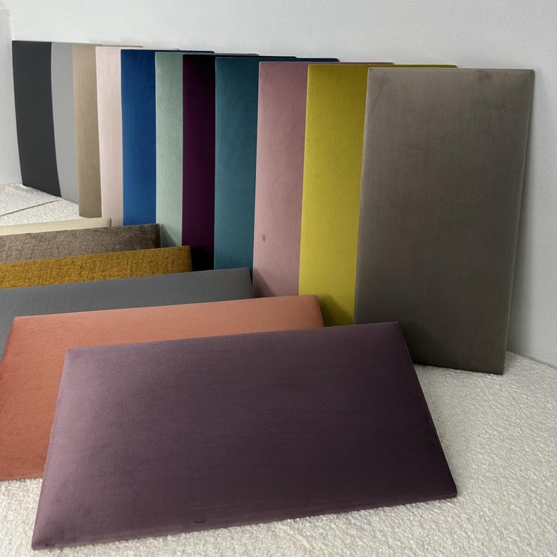 Wall Upholstered Soft Panels Sample, Fabric Wall Hanging Bedroom Panels ...