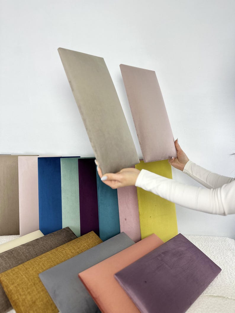 Fabric Swatches for Soft Wall Panels, Color Palette Fabric Samples for ...