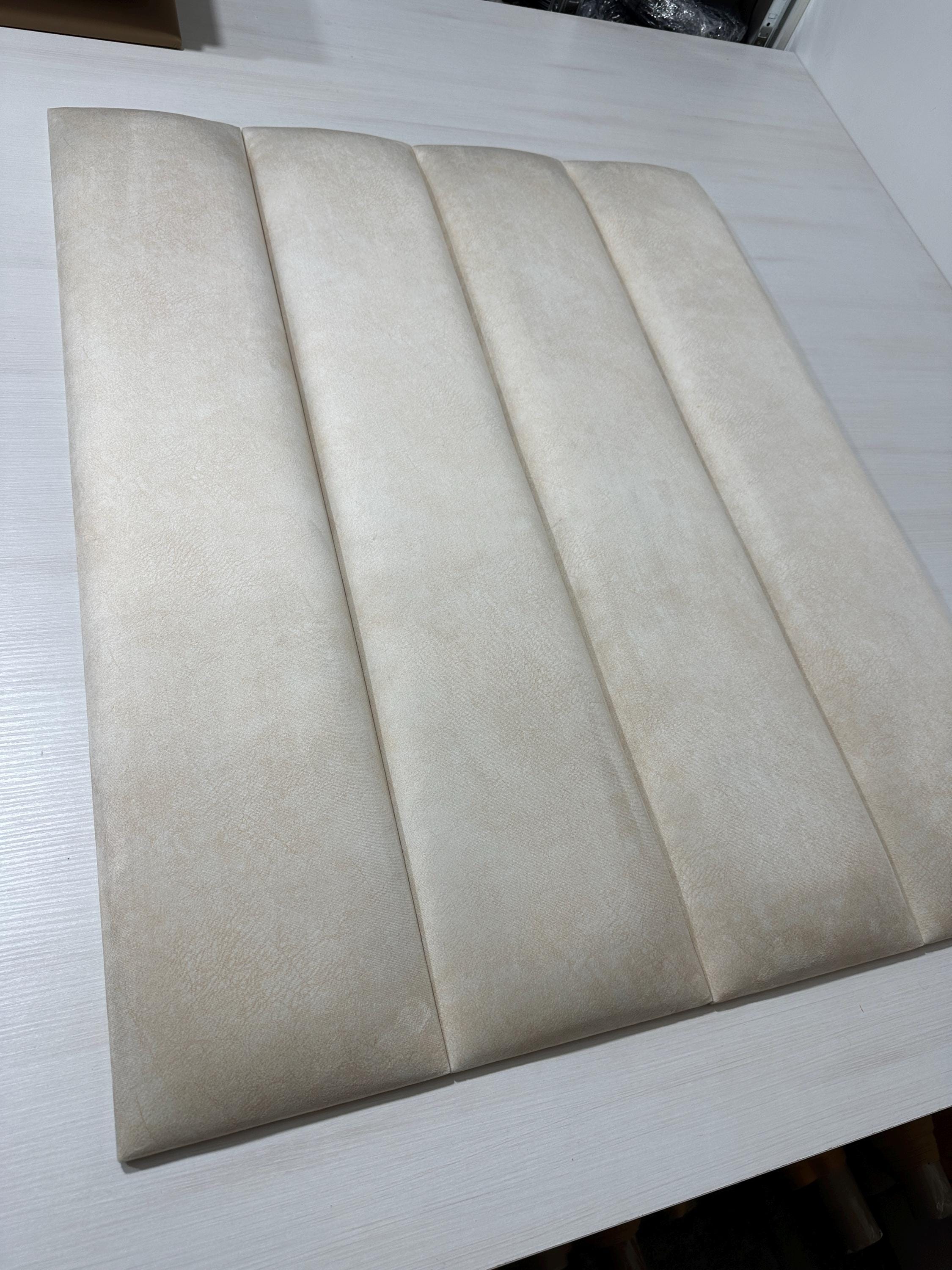 Milk Upholstered Wall Panels, Custom Fabric Headboard Tiles ...