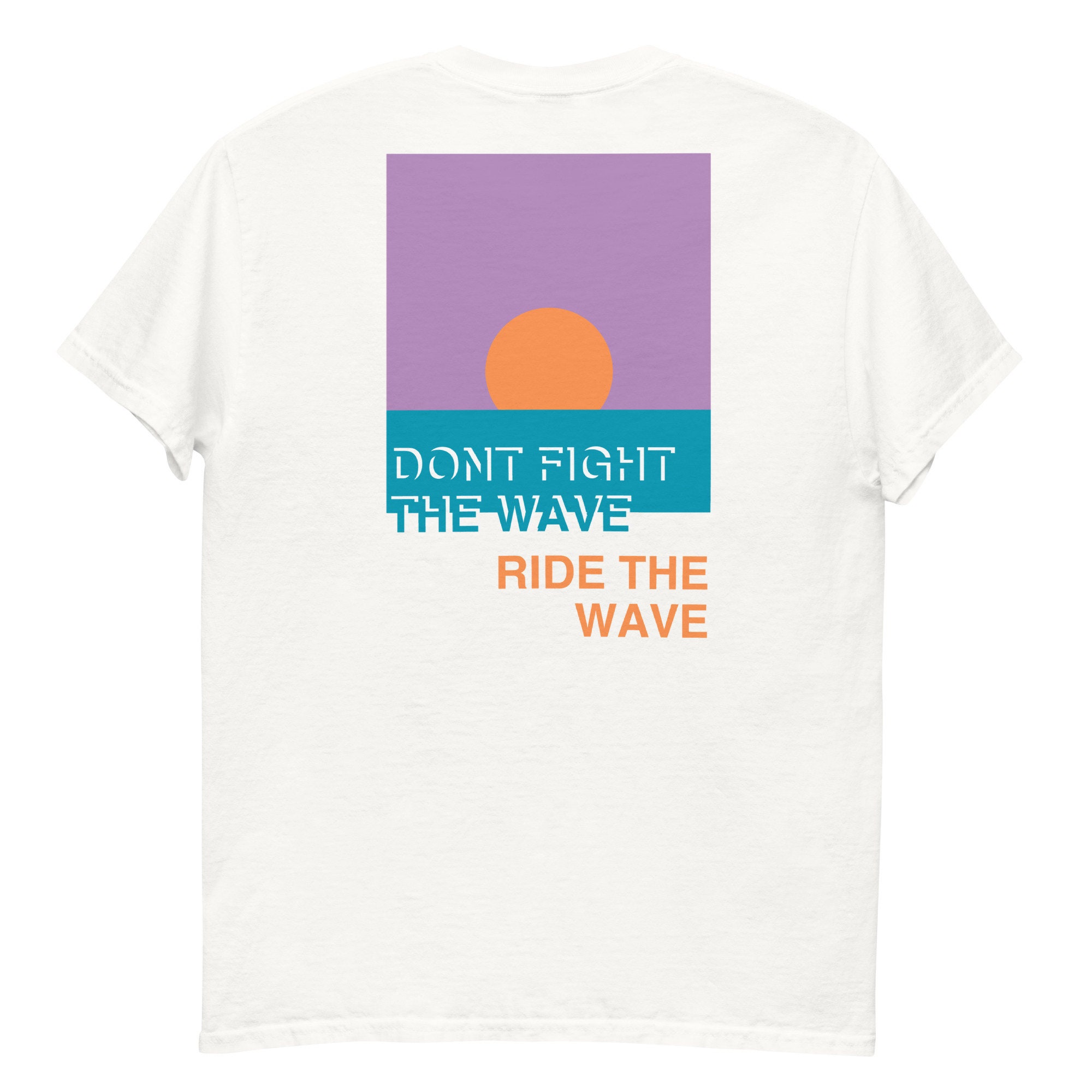 Dont Fight the Wave Ride the Wave Tshirt Unisex Surfing Surf Shirt - Etsy