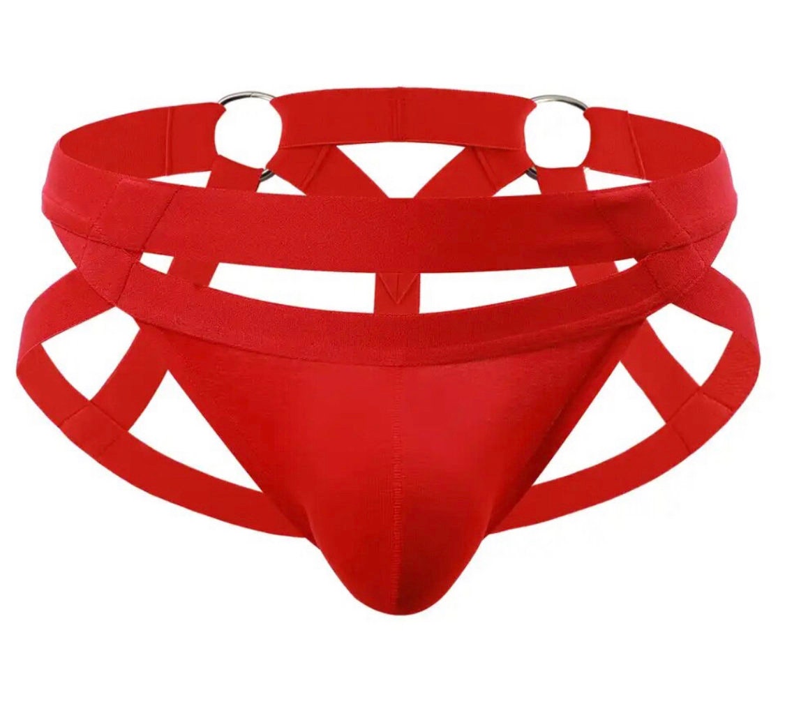 Mens Traps Underwear Hollow Back Thong Sexy Harness Lingerie Night Wear ...