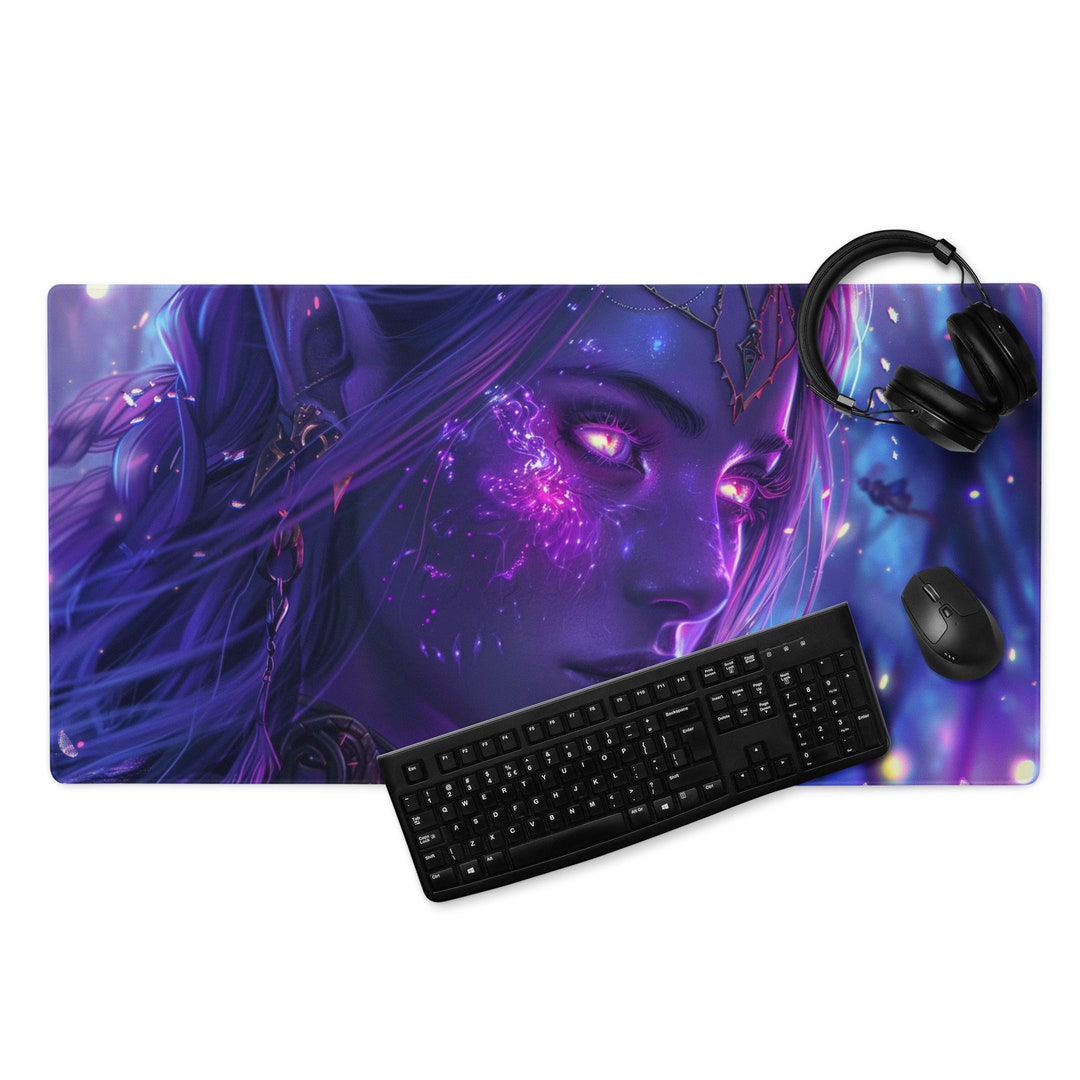 Synthwave Night Elf Priestess Pad: Moonlit Magic - Etsy