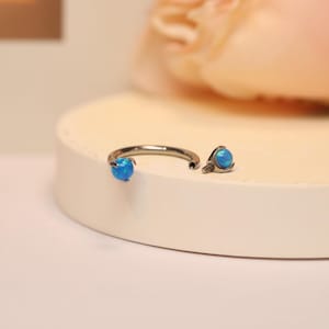 Australian Horse Hoof Septum Piercing Ring 16G Horseshoe Shaped Nasal ...