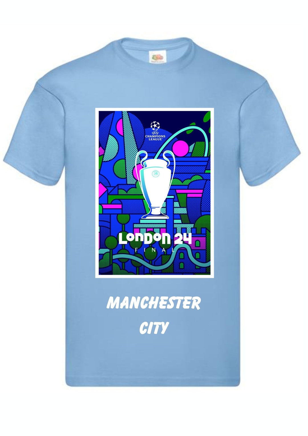 UEFA Champions League - T-SHIRTS, Unisex, Road to London 2024 - Etsy
