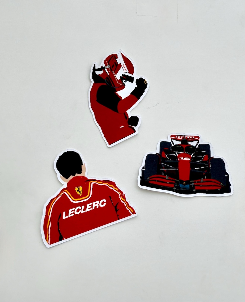Charles Leclerc Stickers | Ferrari Stickers | Formula One - Unofficial ...