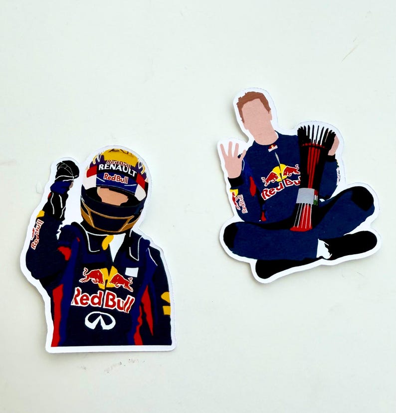 Sebastian Vettel Stickers | F1 Decals | Motorsport Decals - Etsy