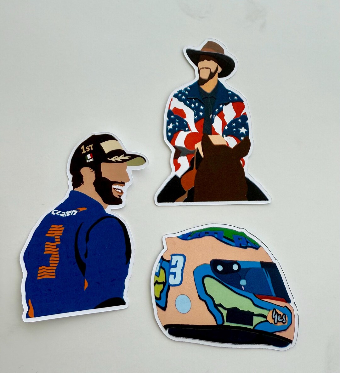 Daniel Ricciardo Inspired Stickers | Racing Driver Decals | Australian ...