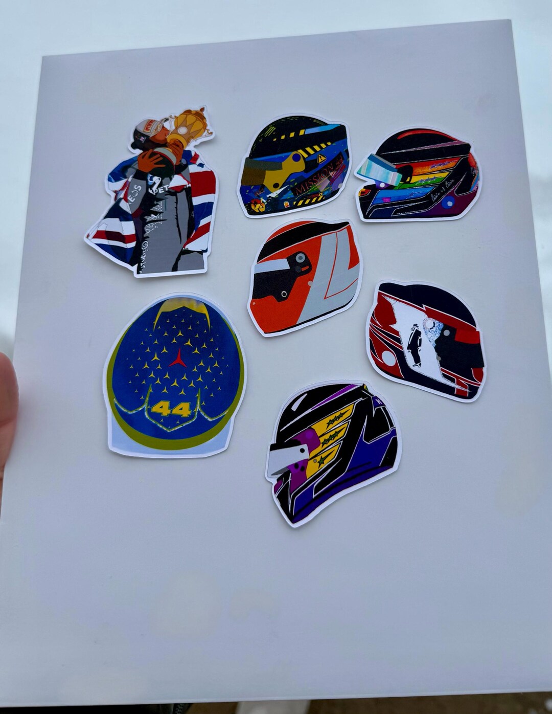 Hamilton Stickers - F1 Inspired Art for Journals, Scrapbooking, and ...