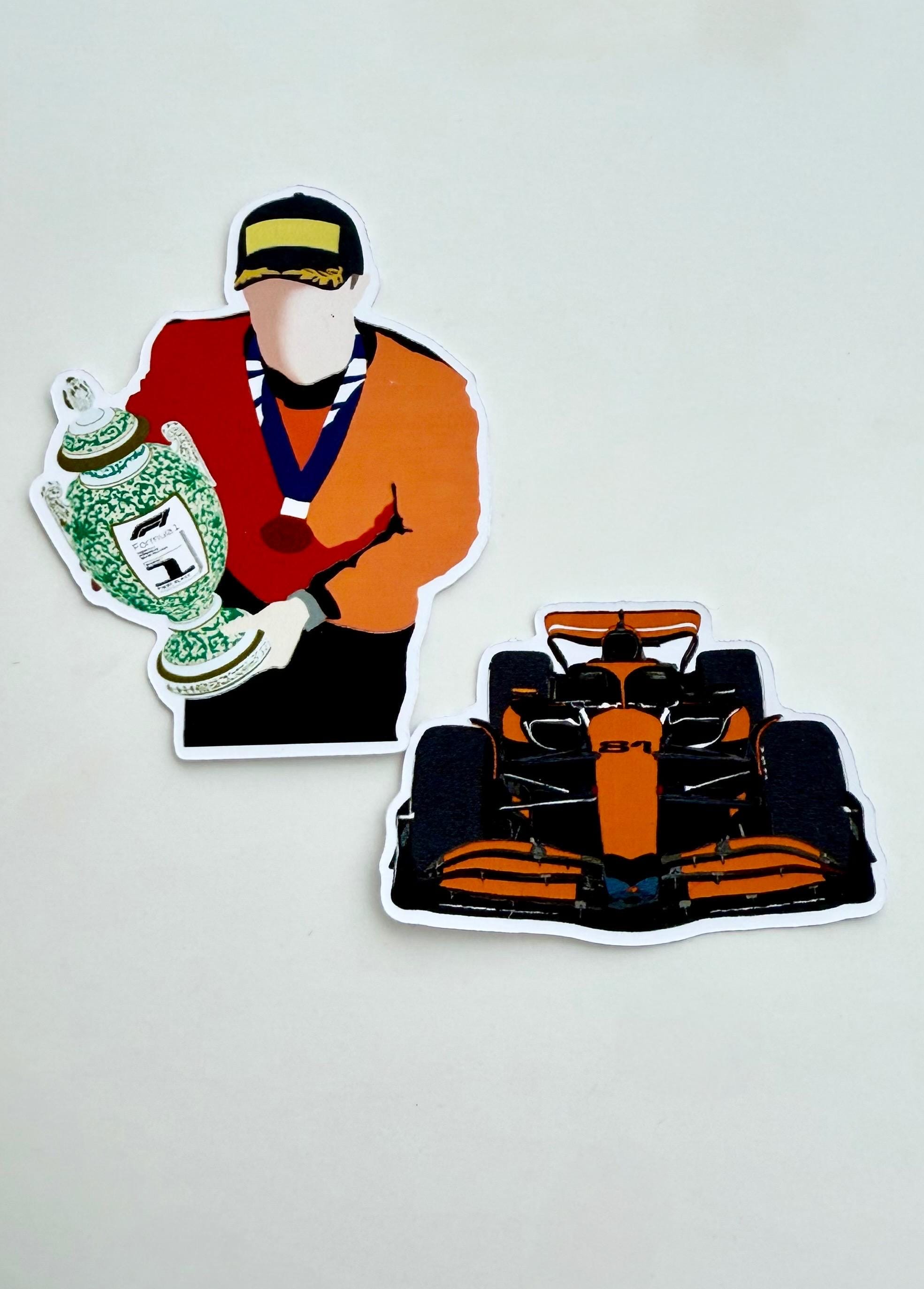 Oscar Piastri F1 Stickers | Mclaren Formula One| F1 Stickers - Etsy