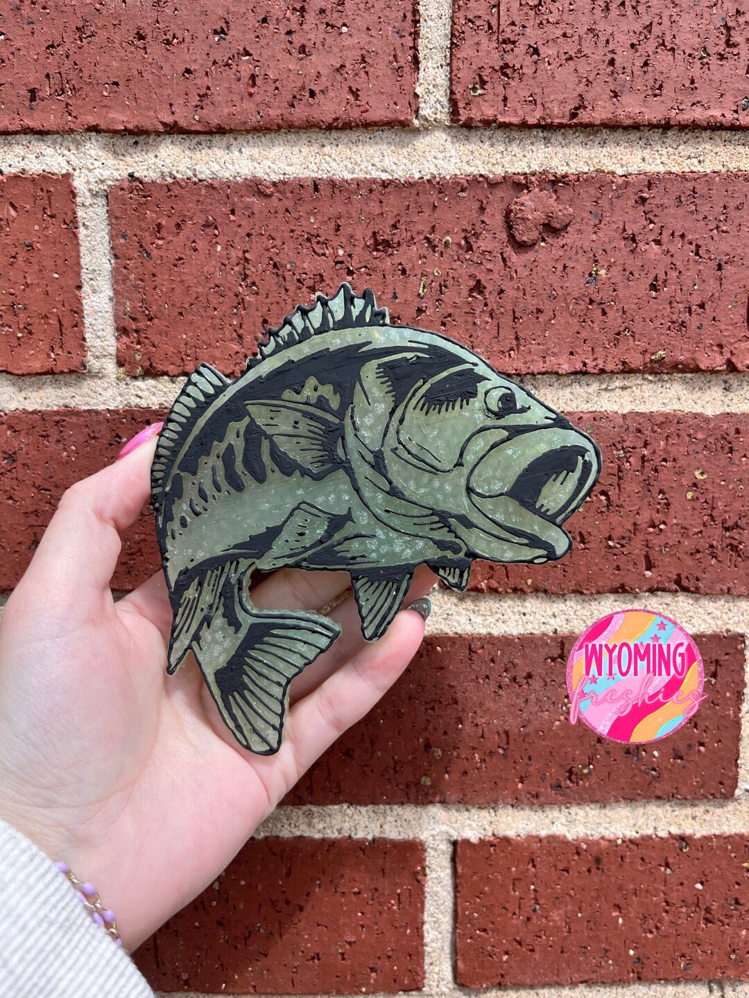 Bass Fish Car Freshie: Custom Scented Car Accessory - Etsy