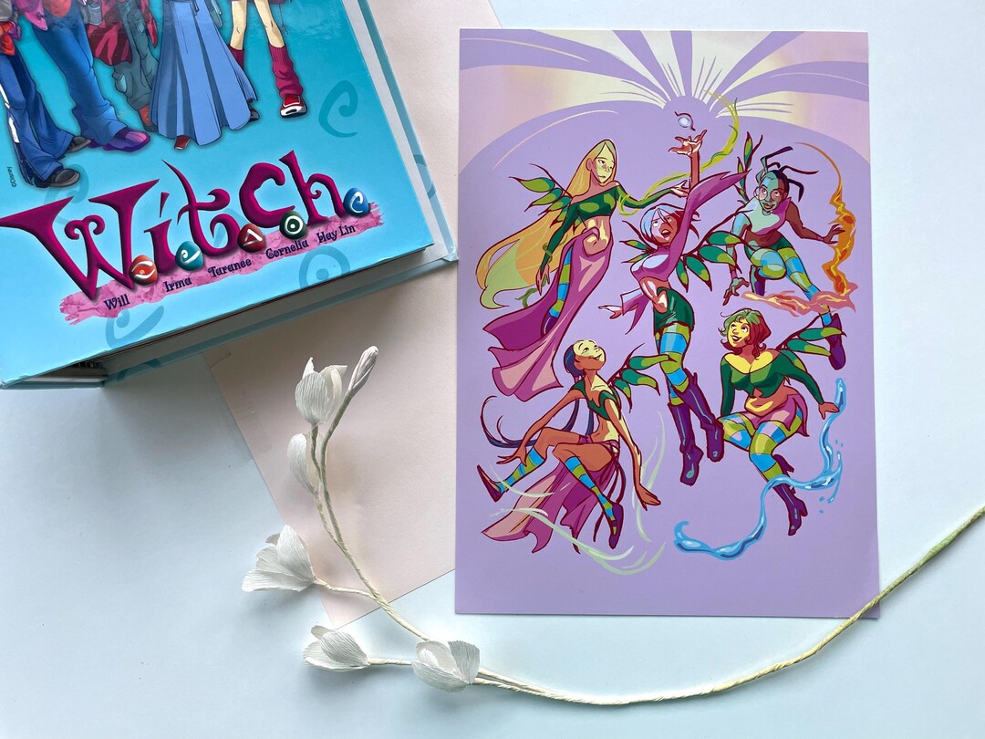 W.I.T.C.H. Guardians Art Print A4 - Etsy