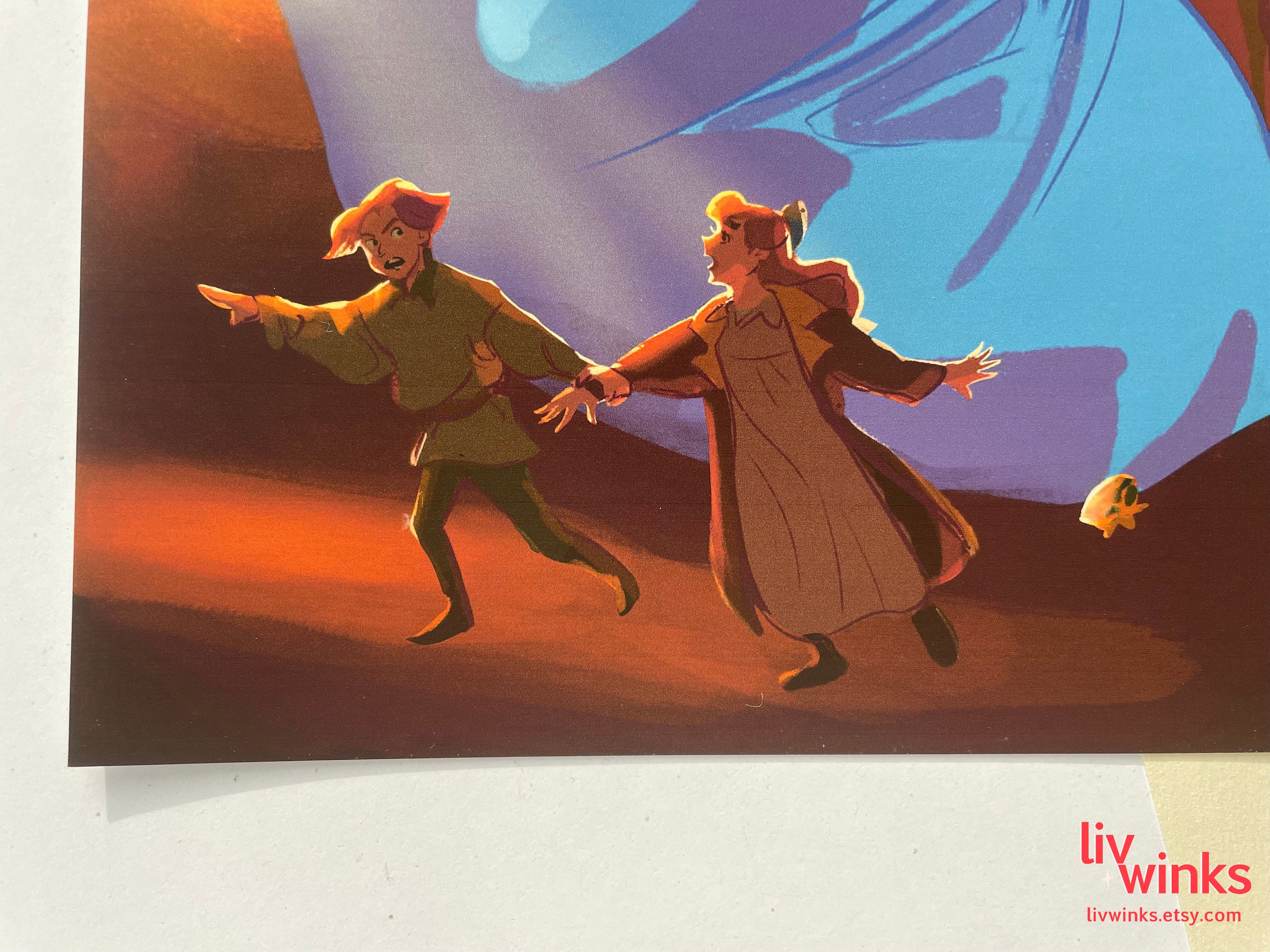 Anastasia Art Print A4 Sunset Dance - Etsy