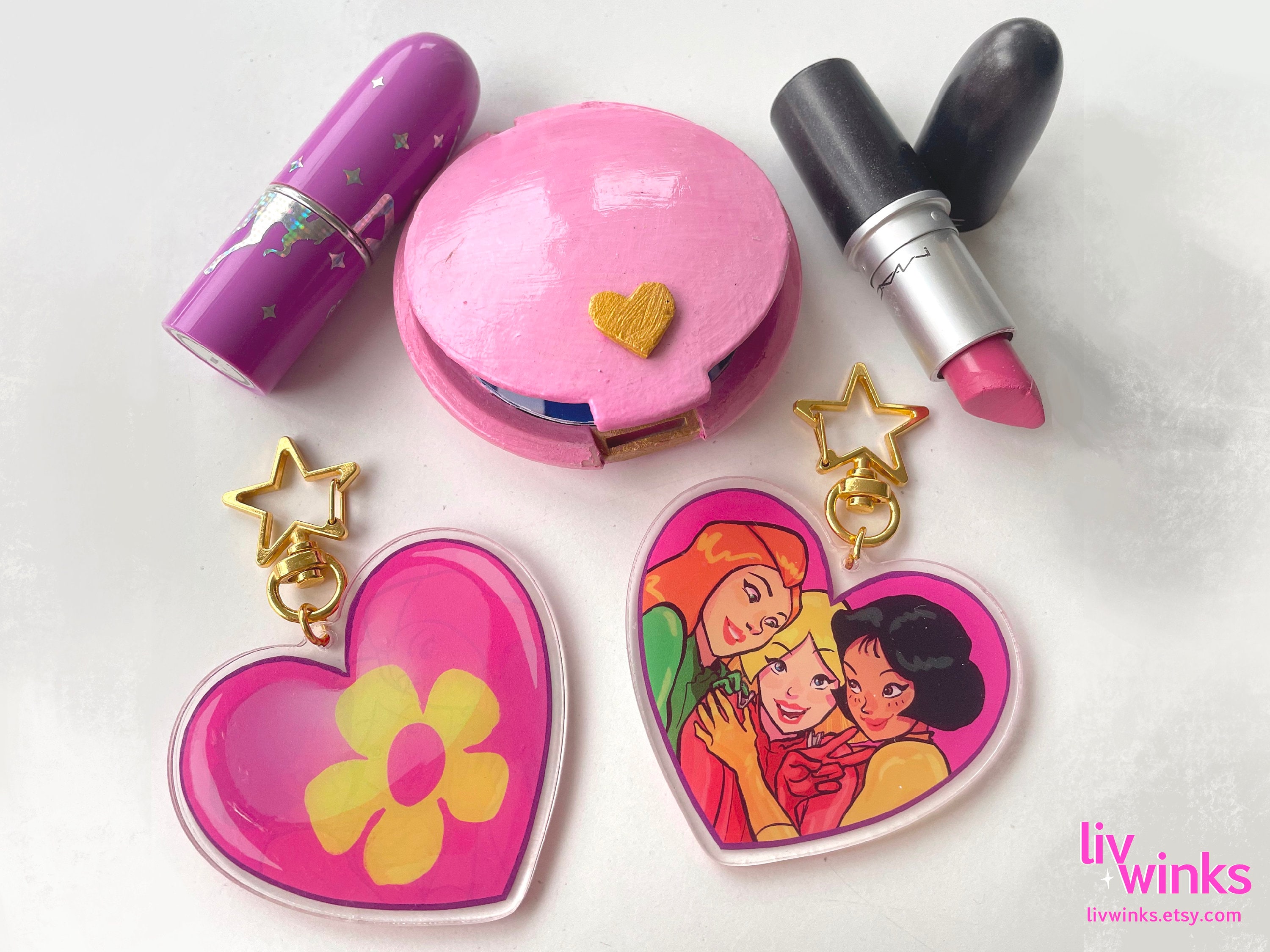 Totally Spies Keychain Acrylic ⋆ Spy Jetpack Two-sided Charm - Etsy