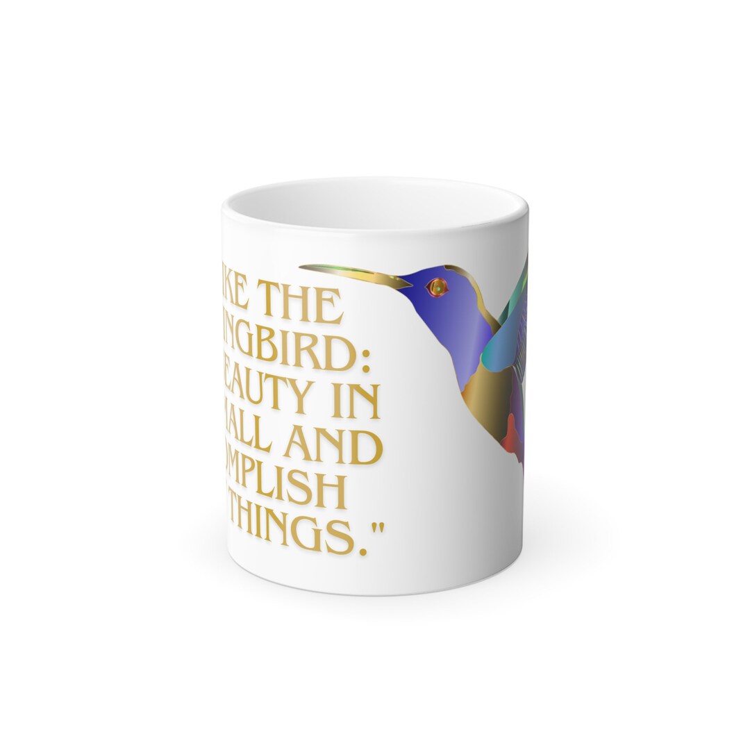 Mug That Changes Color With Heat and With Hidden Message to Motivate ...