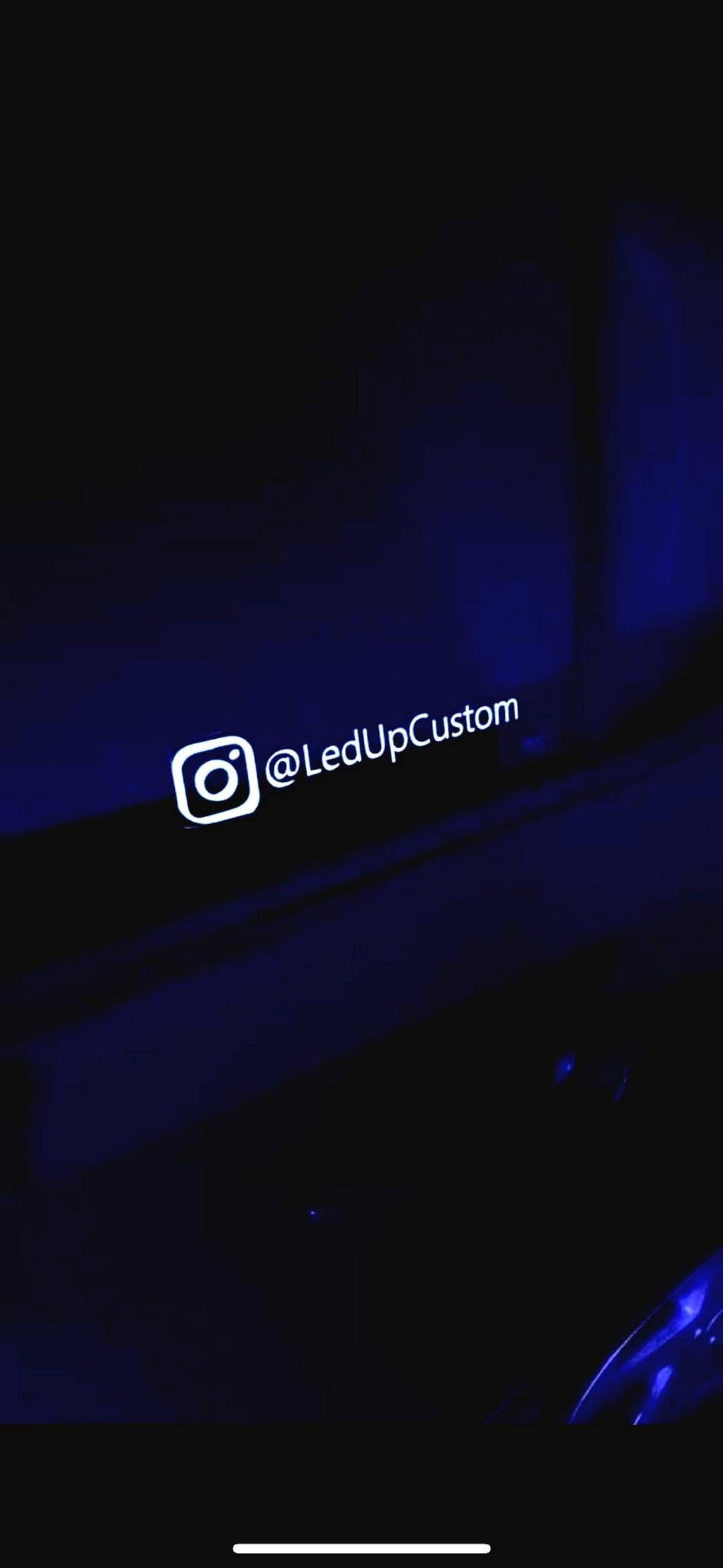 Luminous LED Instagram Display Sticker LED Car Instagram - Etsy