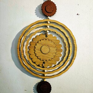 Flower Wind Chime Laser SVG File - Etsy