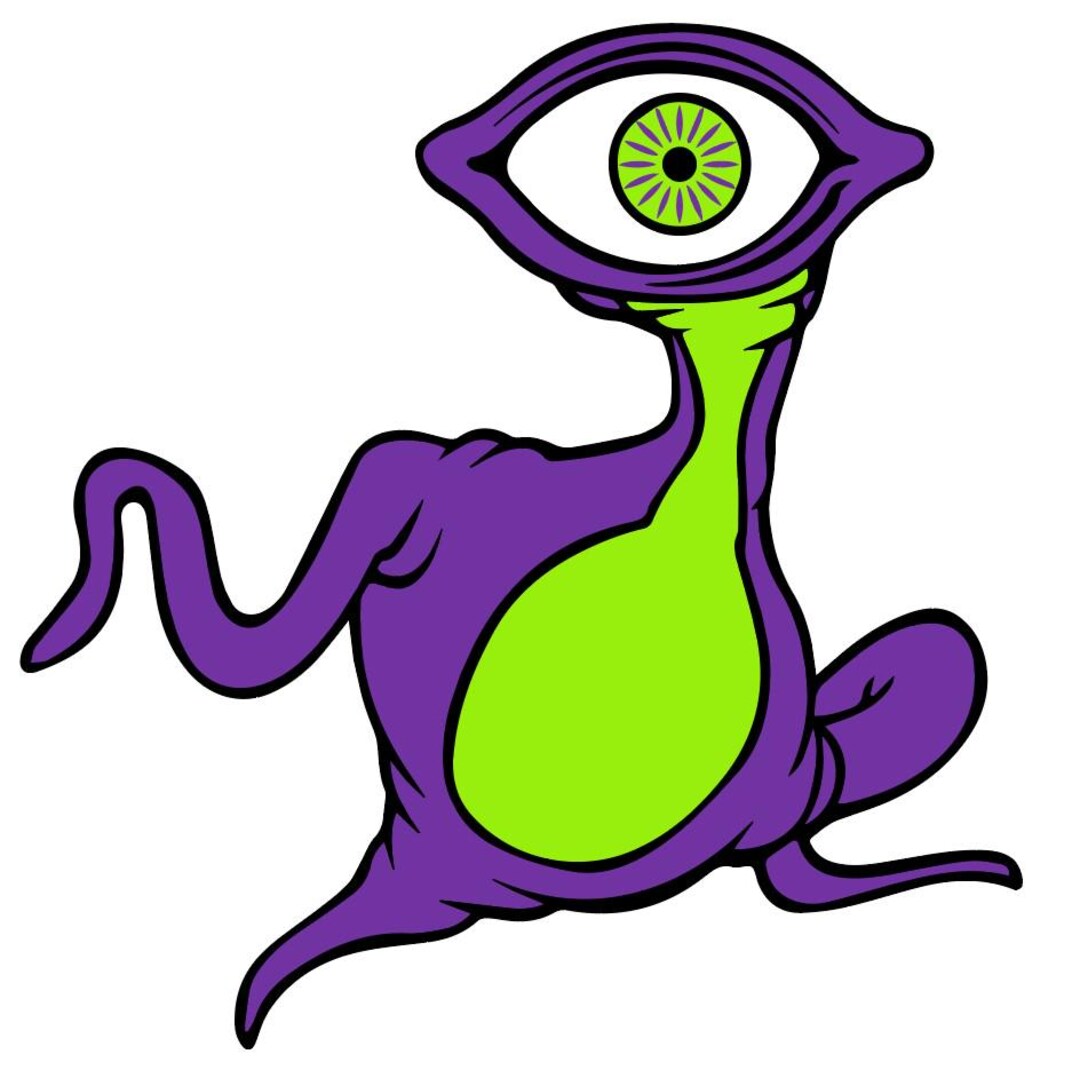 Halloween Large One Eye Monster SVG File - Etsy