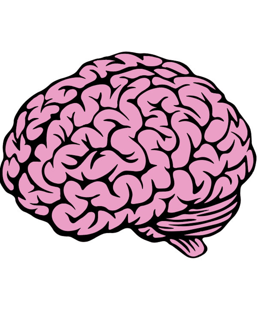 Brain Body Part Layered SVG File - Etsy