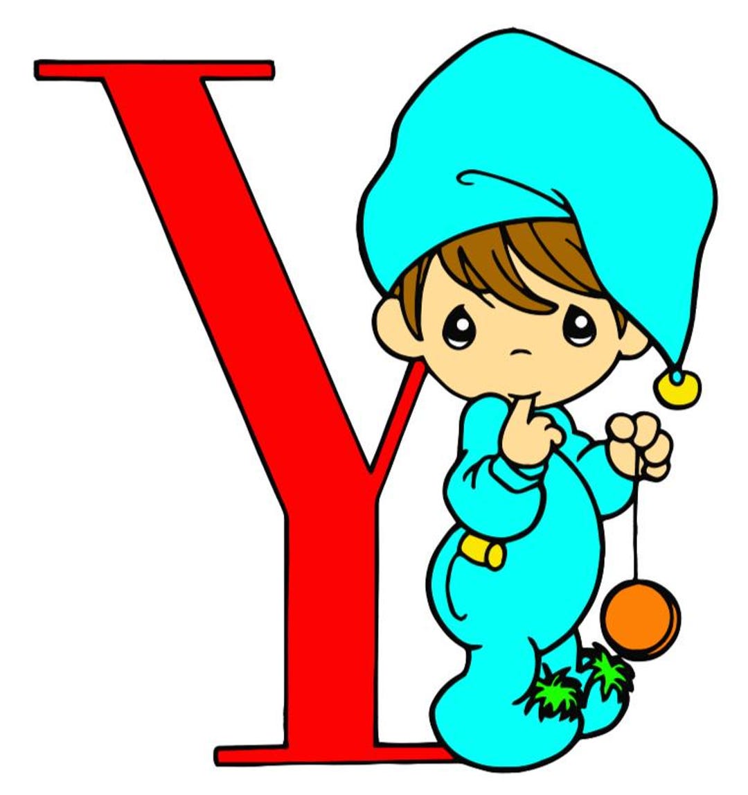 Moment Precious Alphabet "y" Boy With Yo Yo SVG File - Etsy