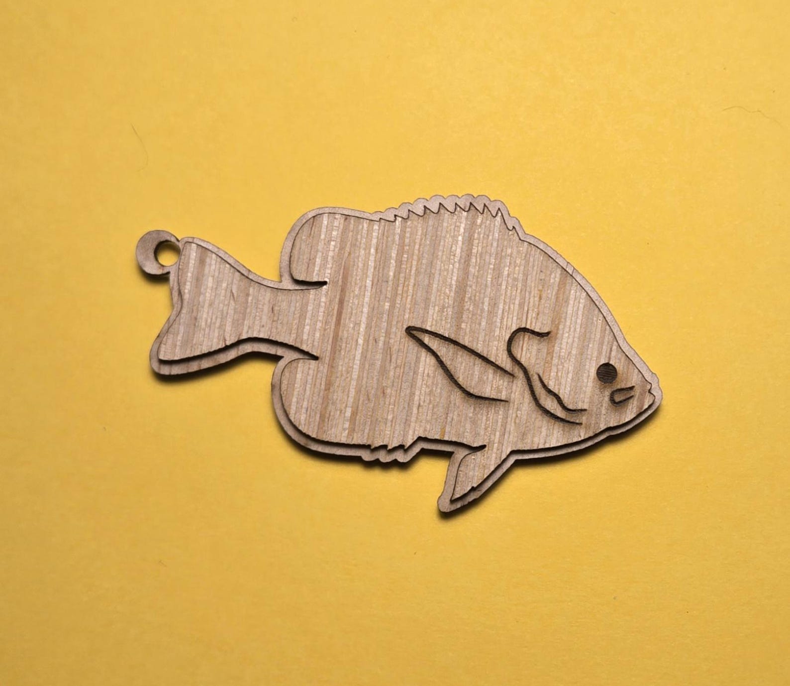 Bluegill Fish Sunfish Layered Keychain SVG - Etsy