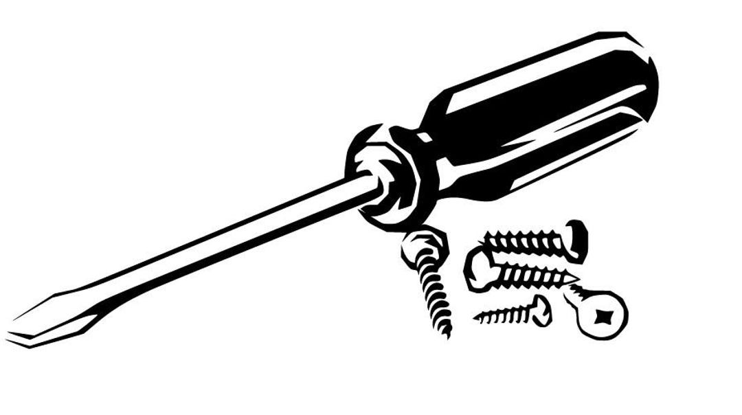 Screws and Screwdriver SVG File - Etsy