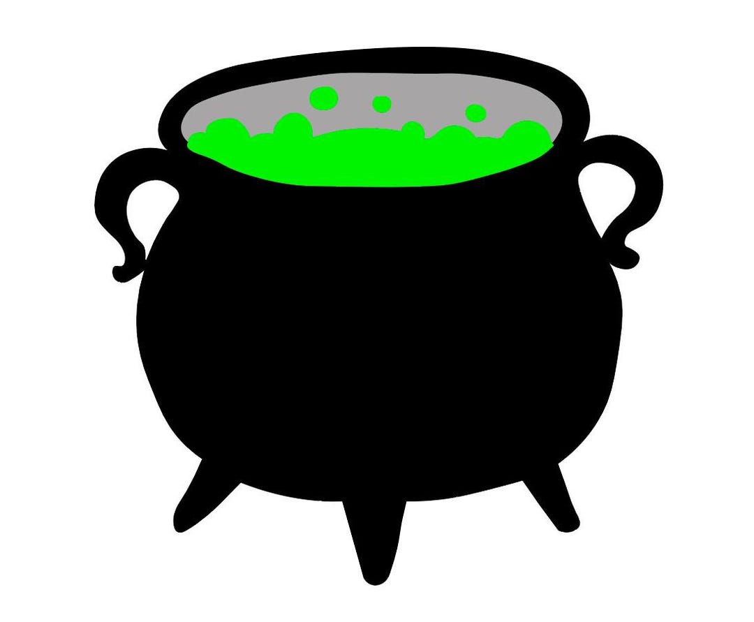 Halloween Witches Cauldron Bubbling SVG File - Etsy