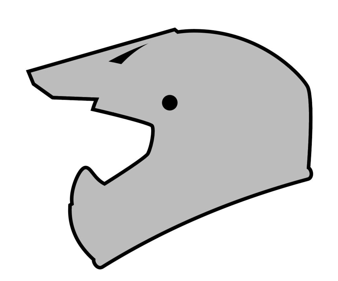 Layered Motor Bike Motorcycle Helmet SVG File - Etsy