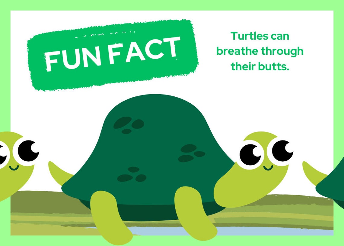 50 Printable Fun Fact Cards for Kids, Instant Download Fun Fact Cards ...