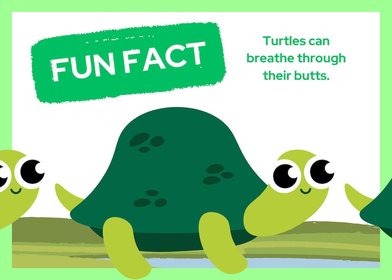 50 Printable Fun Fact Cards for Kids, Instant Download Fun Fact Cards ...