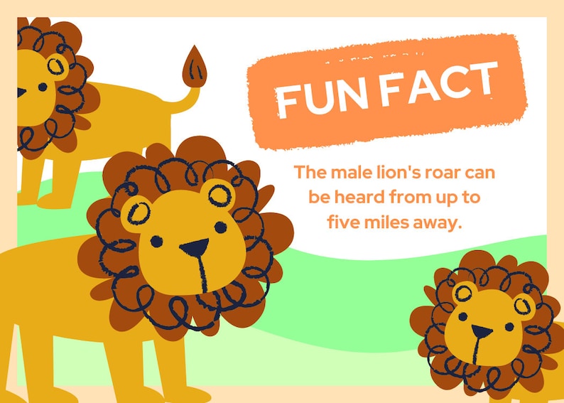 50 Printable Fun Fact Cards for Kids, Instant Download Fun Fact Cards ...