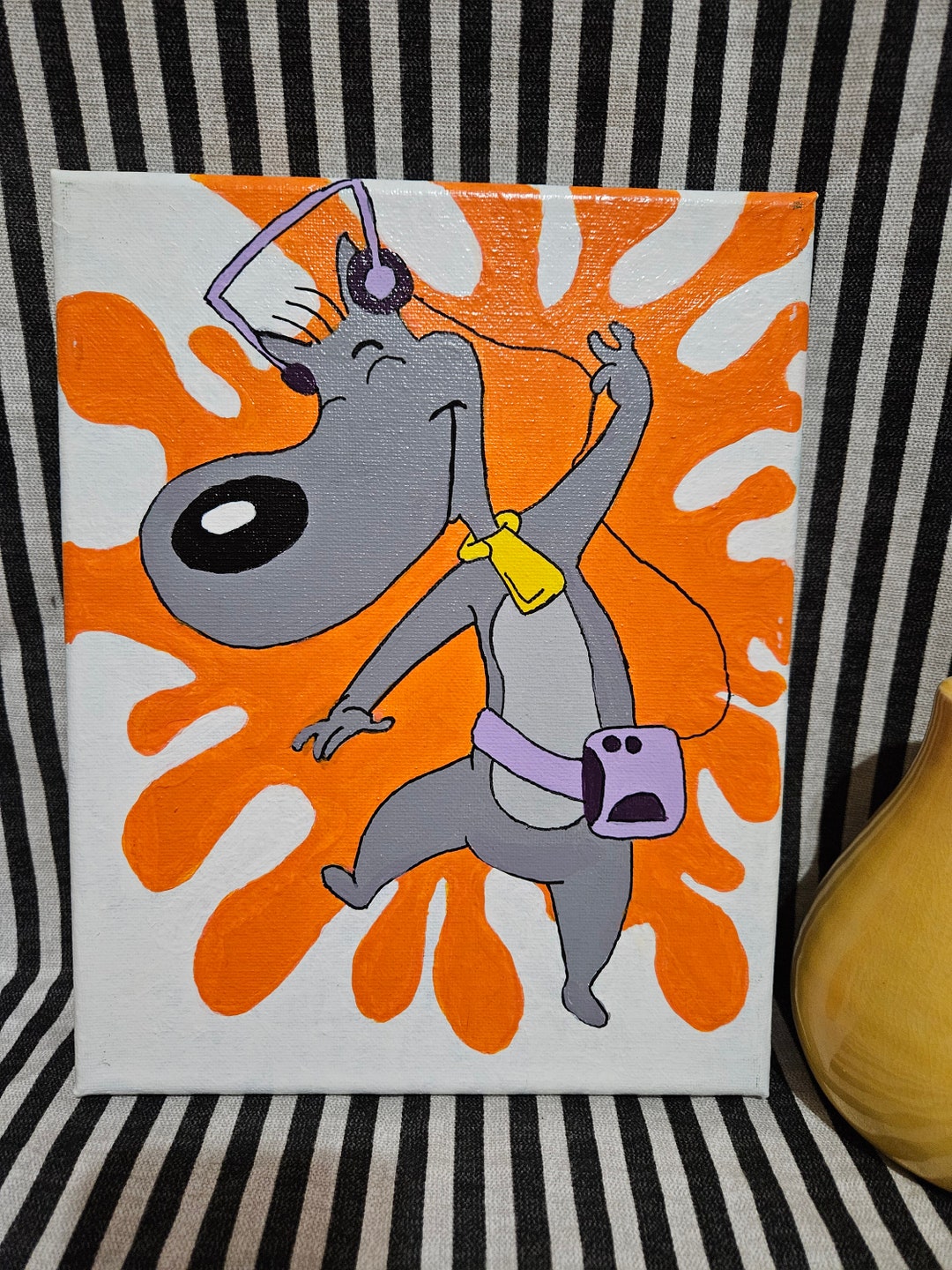 Nickelodeon Doug Painting-spunky-90s Fan Art - Etsy