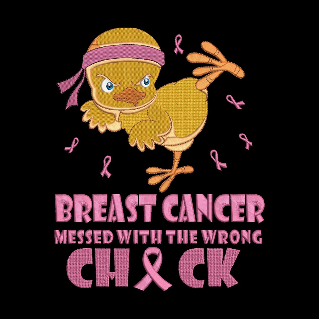 Breast Cancer Chick Cancer Embroidery Design Embroidery Pattern Machine ...