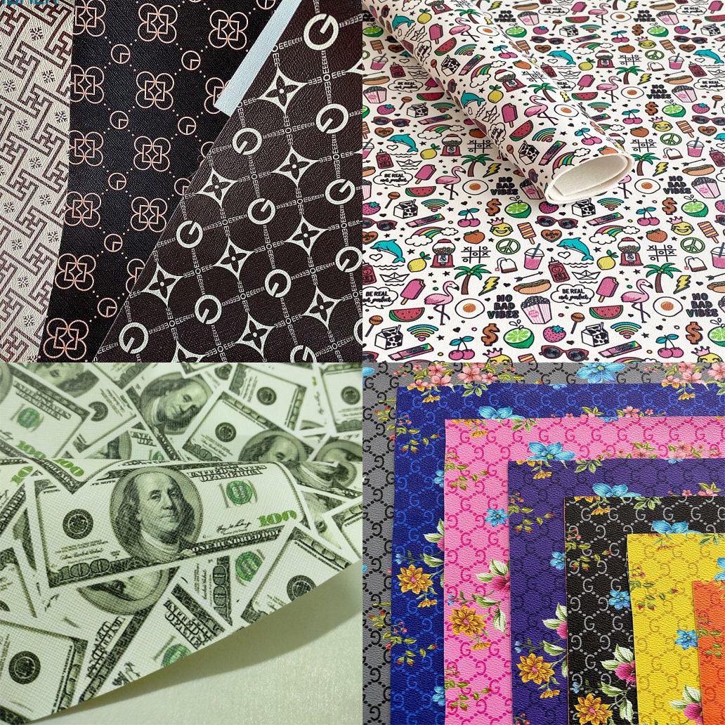 Custom Print Your Pattern Leather , Personalized Leather , Faux Leather ...