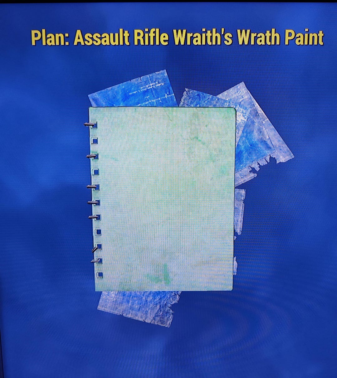 Assault Rifle Wraith's Paint Plan for Fallout 76 - Etsy