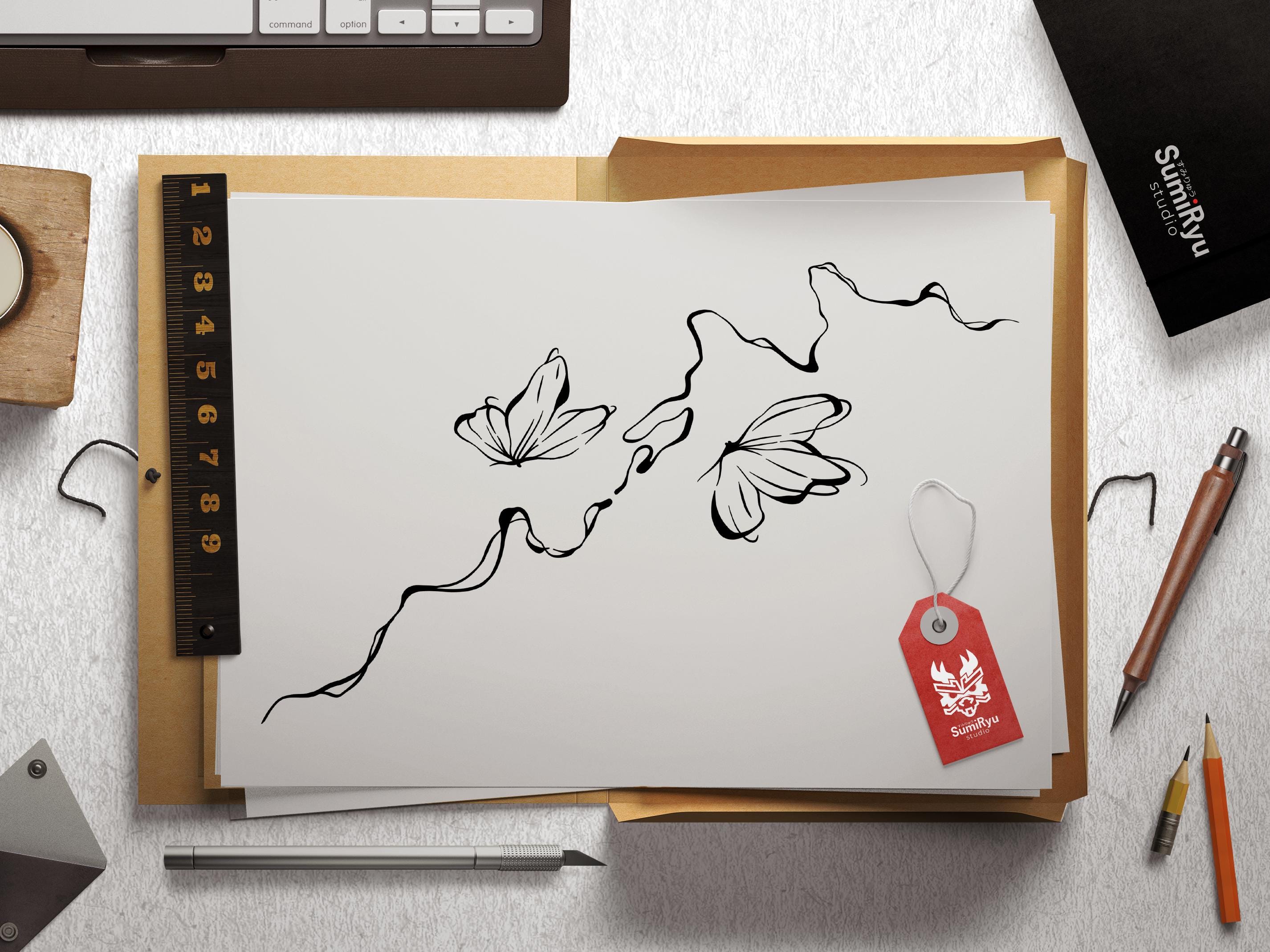 Ink Flow Tattoo | Procreate & Photoshop | Stamps | Stencils | Brushes ...