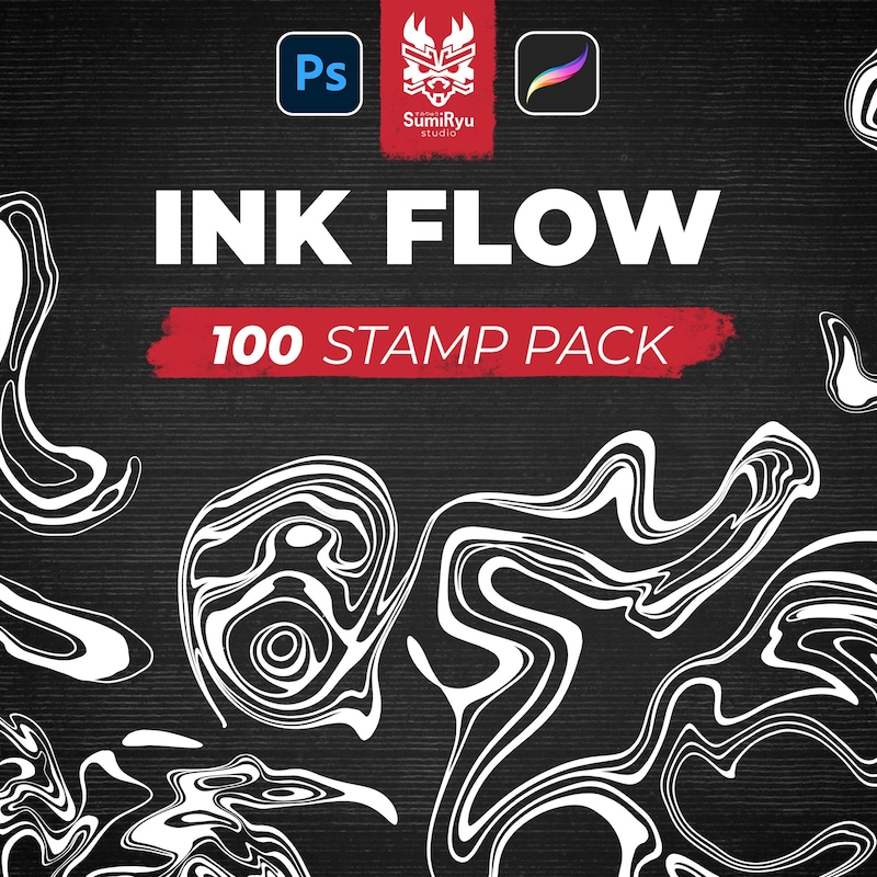 Drawing Ink Abstract - Etsy