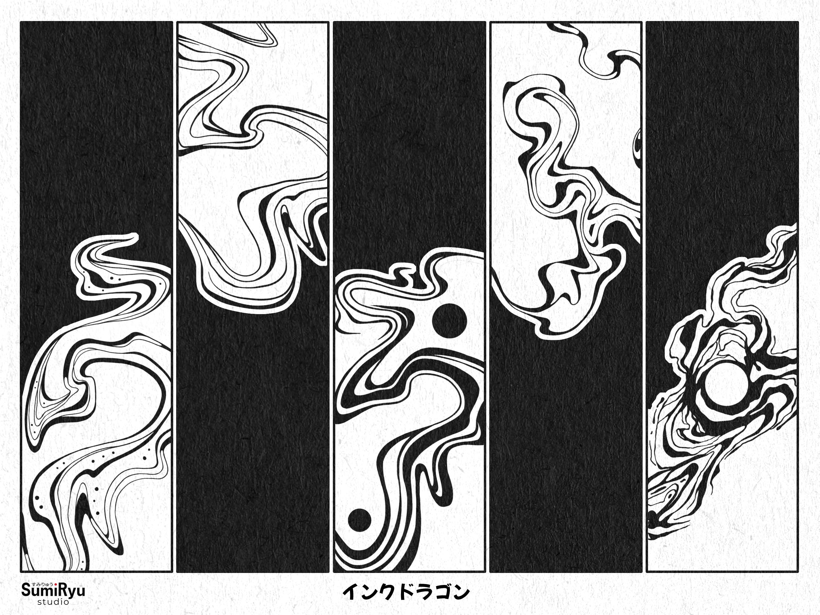 Ink Flow Tattoo | Procreate & Photoshop | Stamps | Stencils | Brushes ...