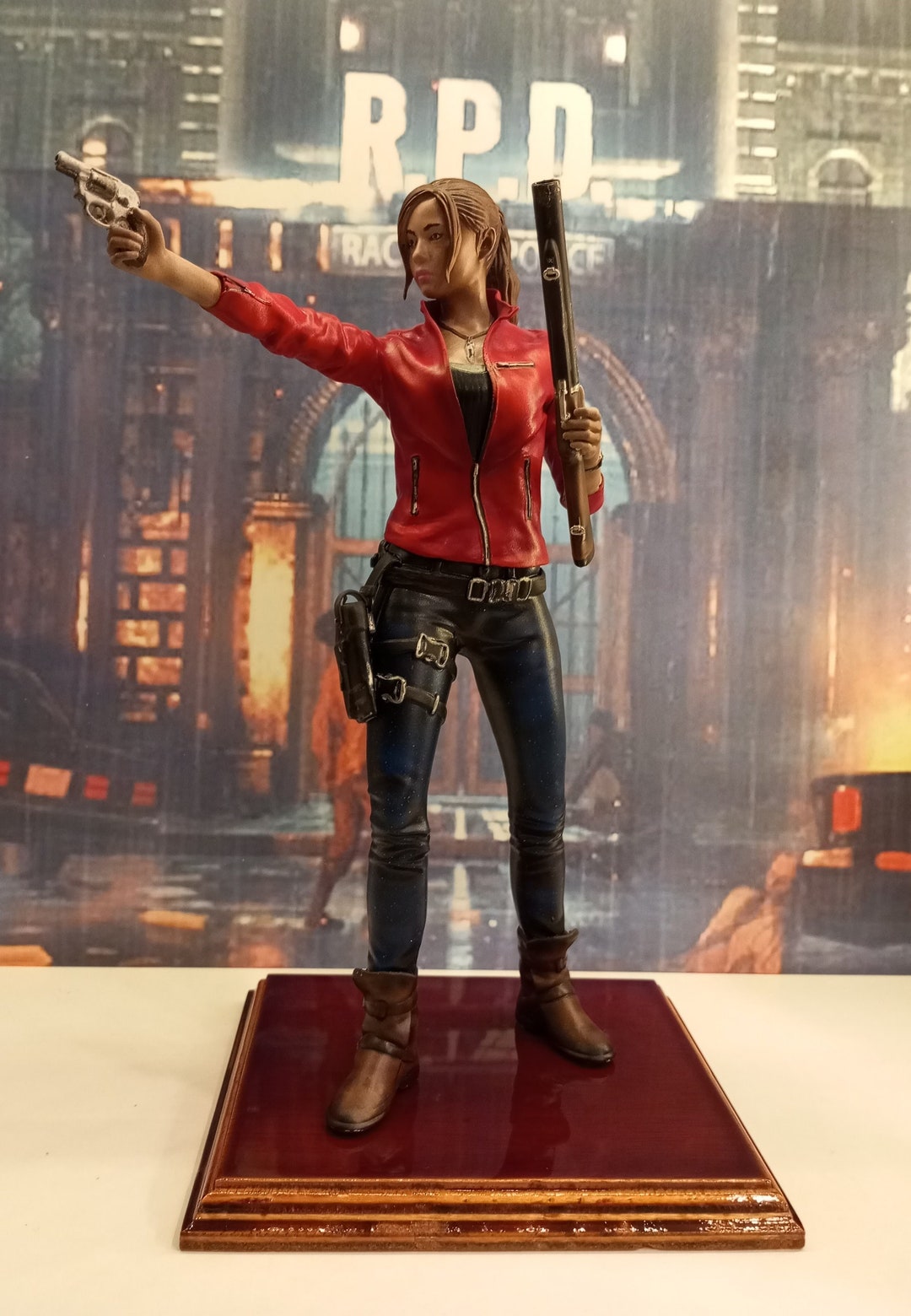 Claire Redfield Resident Evil Statue/figure 1/6 (30cm) - Etsy