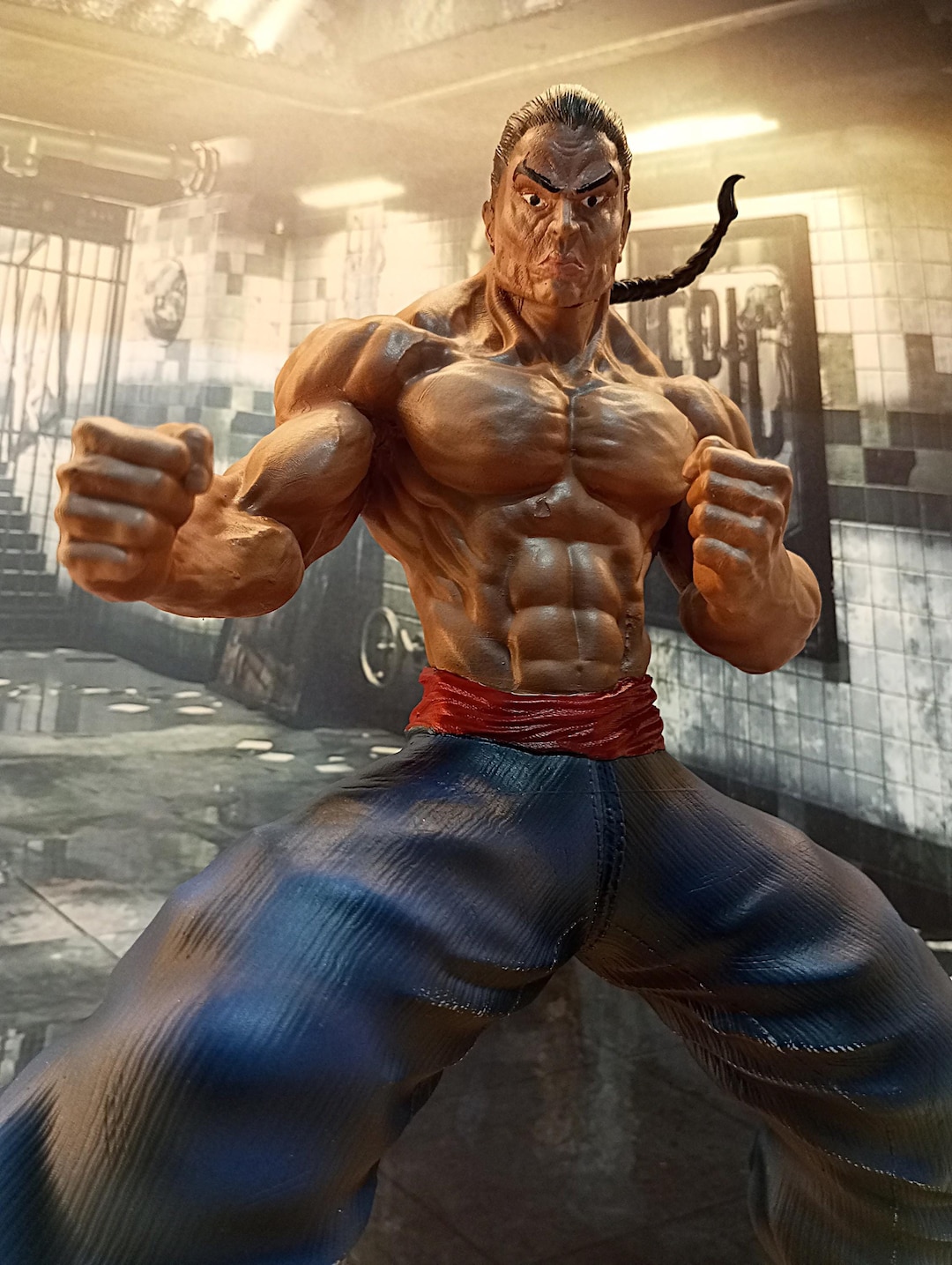 Kaioh Retsu Statue/figure baki Hanma 1/6 30cm - Etsy