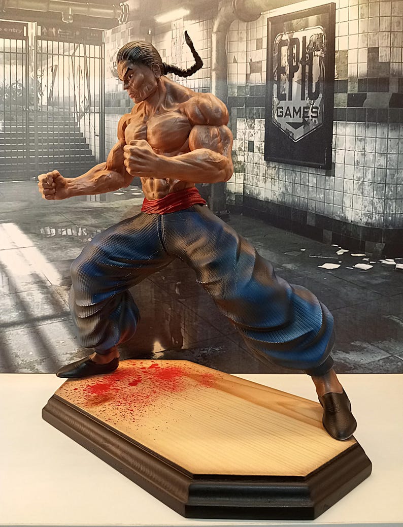 Statue/figurine Kaioh Retsu "baki Hanma" 1/6(30cm) - Etsy