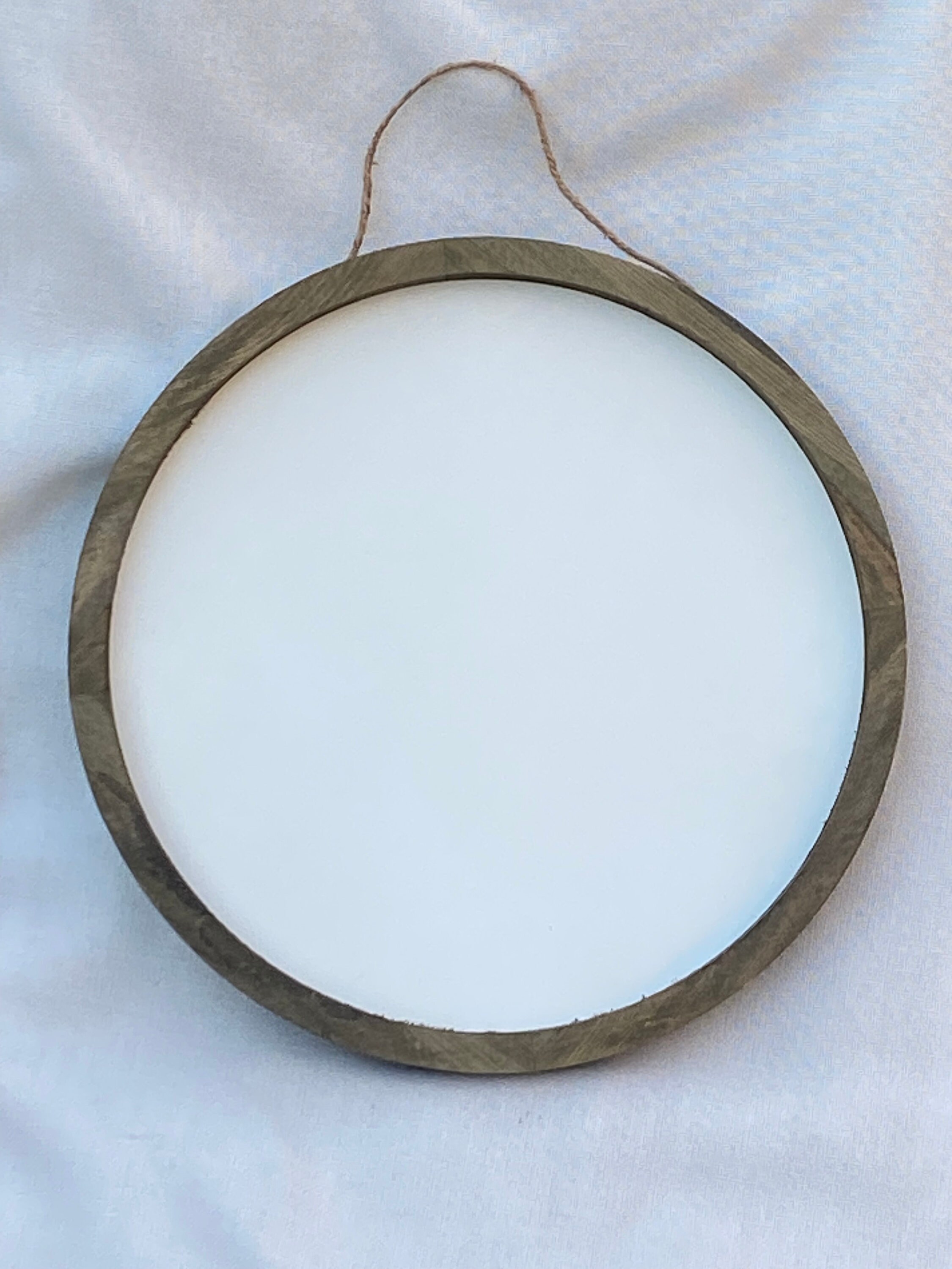 Blank Round Wood Frame DYI Sign Home Decor Circle Sign Blank Sign Frame ...