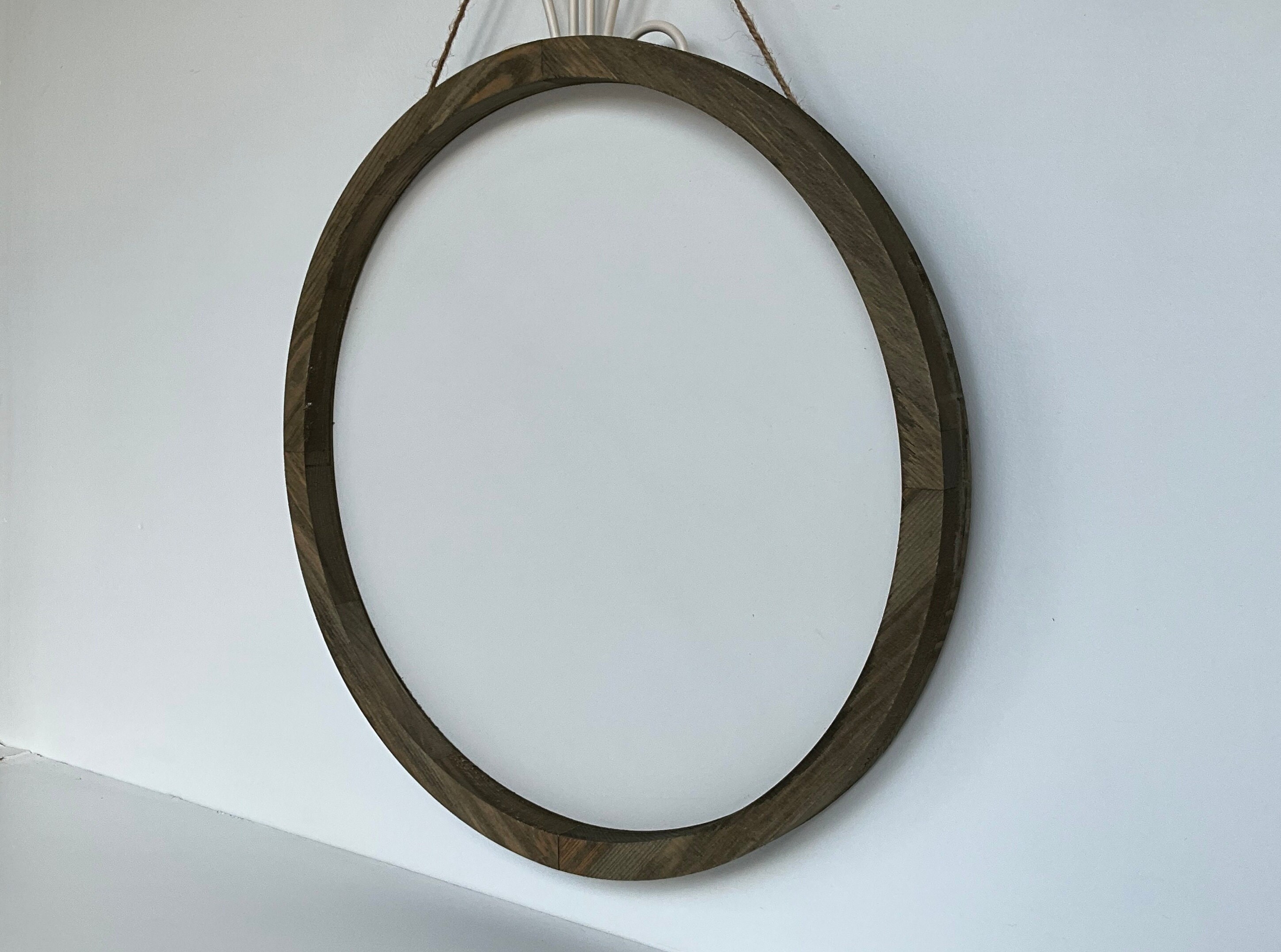 Blank Round Wood Frame DYI Sign Home Decor Circle Sign Blank Sign Frame ...