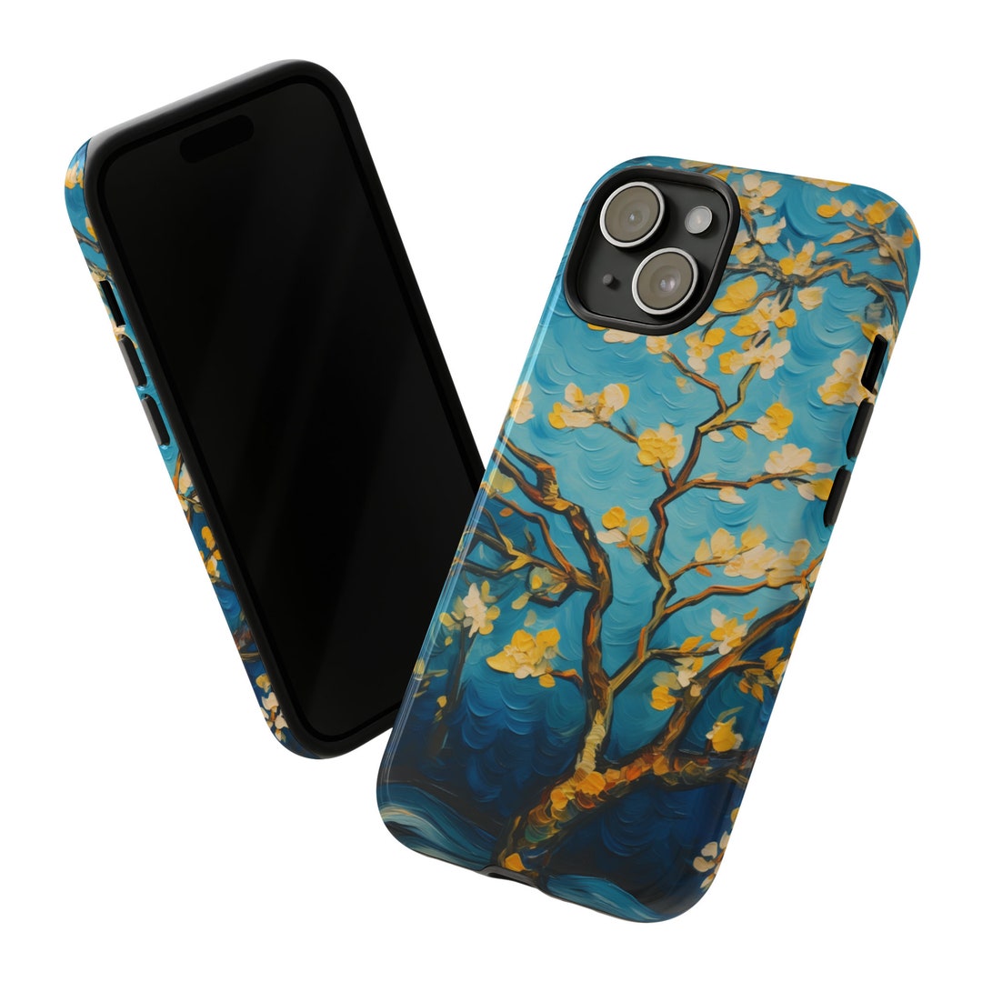 Van Gogh Phone Case Van Gogh Style Almond Blossom Phone Case - Etsy